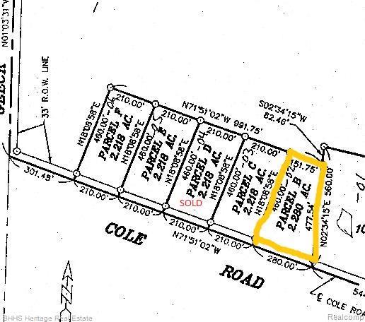 Lot "b" Cole Rd E Cole Road, Burns township Property Listing: MLS ...