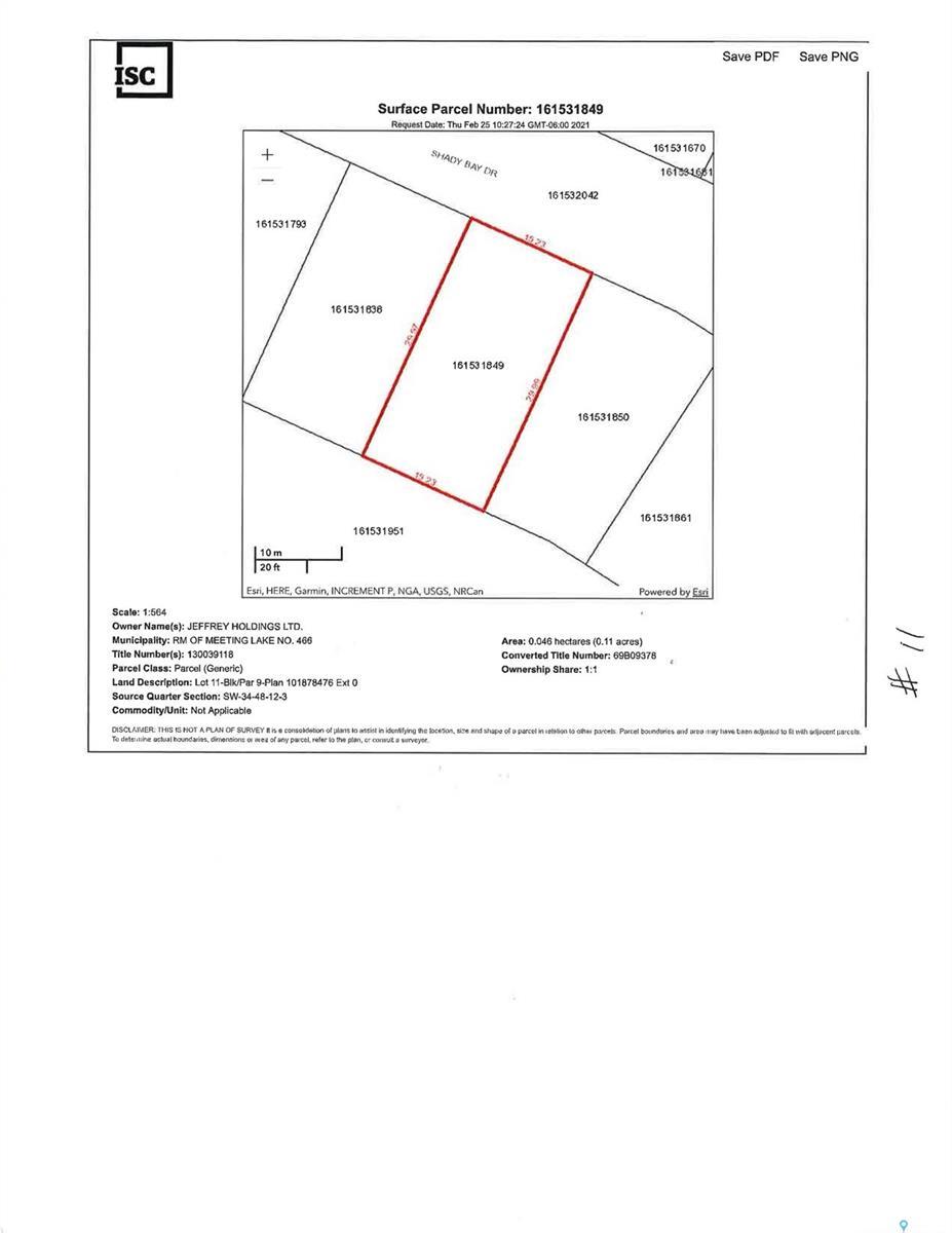 #11 Shady Bay Drive, Meeting Lake Property Listing: MLS® #SK027434