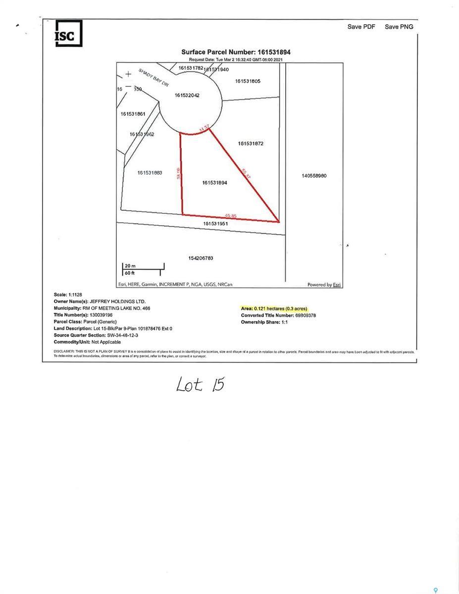 #15 Shady Bay Drive, Meeting Lake Property Listing: MLS® #SK027482