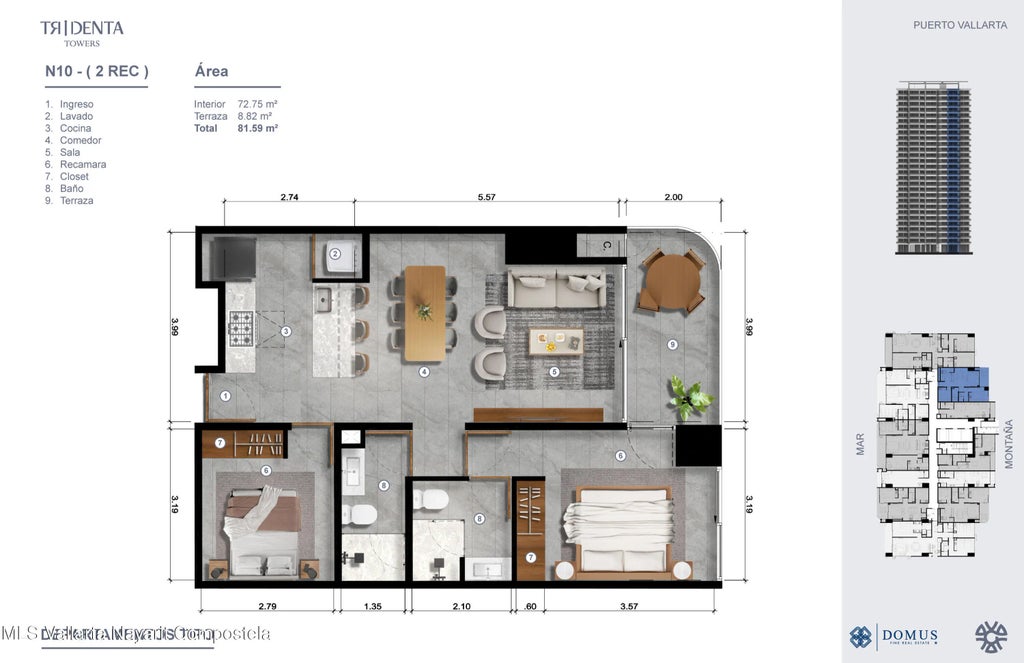 170 Febronio Uribe 1010 Tridenta 1010, Zona Hotelera, Propiedad Listada ...